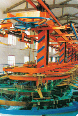 Circular Electroless Nickel Plating Line Horizontal Drag Type Oil Pressure